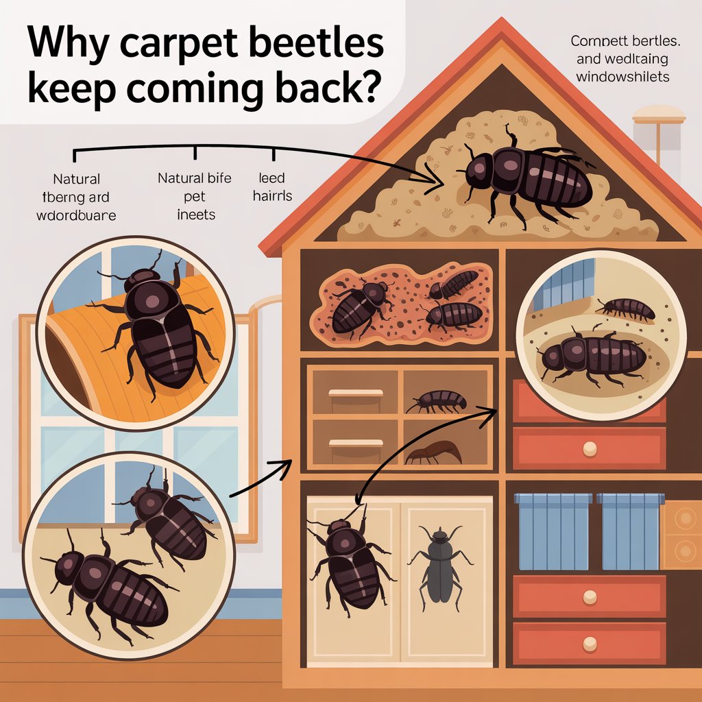 Why Carpet Beetles Keep Coming Back: Understanding and Eliminating ...