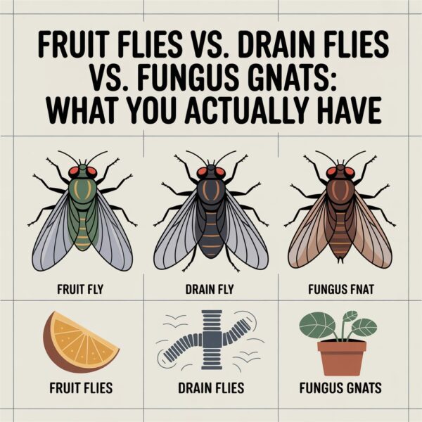 Fruit Flies vs. Drain Flies vs. Fungus Gnats: What You Actually Have ...