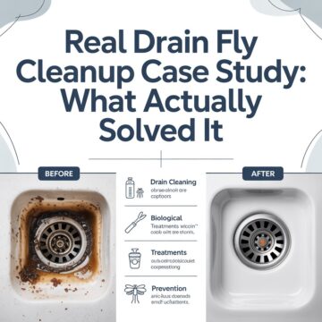 Real Drain Fly Cleanup Case Study: What Actually Solved It – Thanos Home